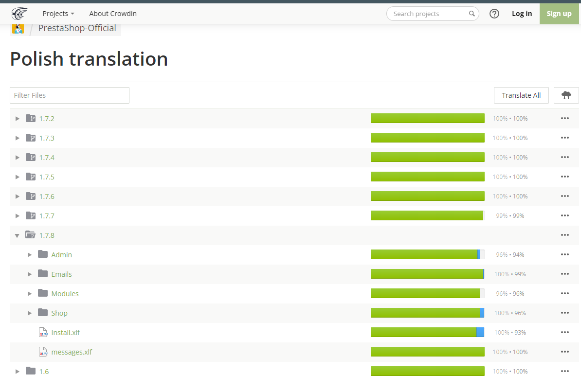 Prestashop docker no translation for backoffice menu · Issue #28128 · PrestaShop/PrestaShop · GitHub