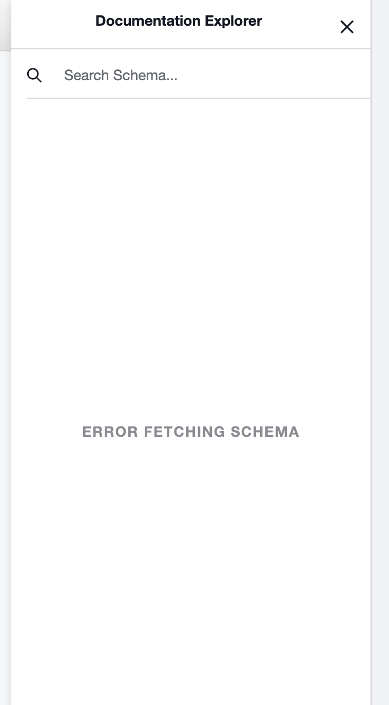 Getting No Schema Available After Activating This Plugin In Graphiql