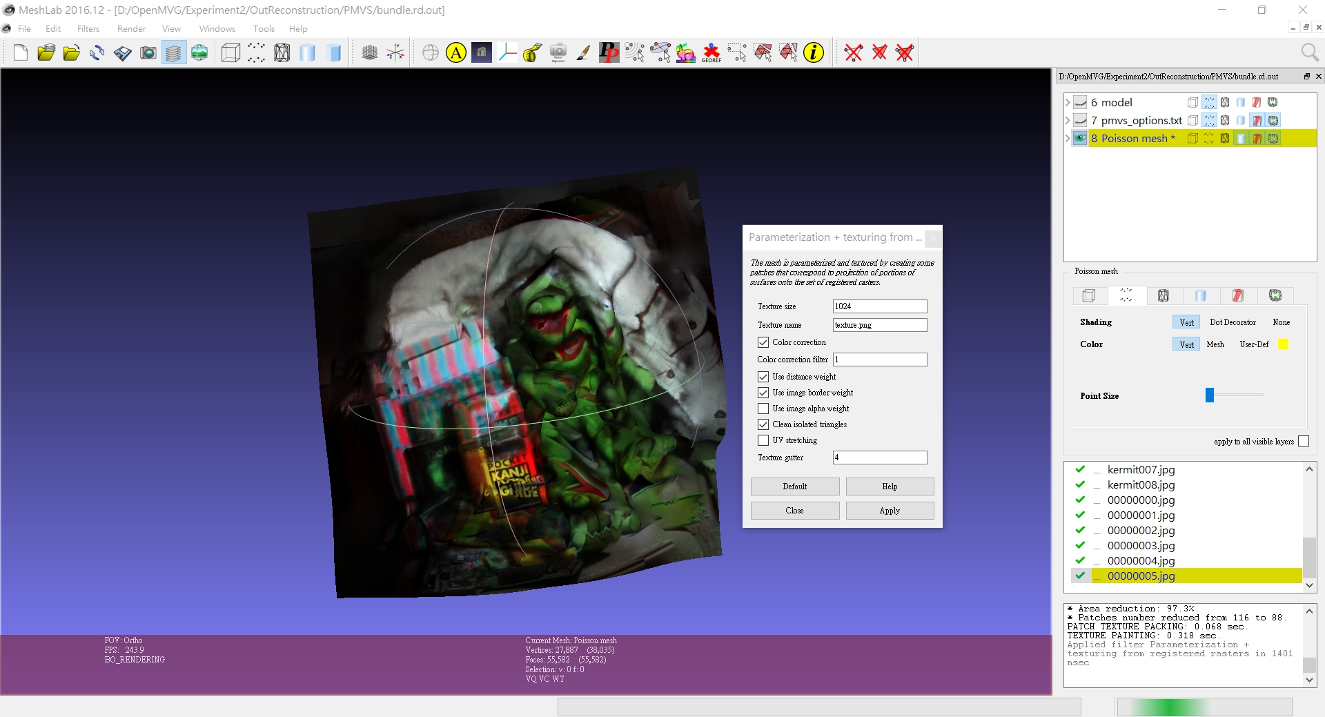 Use Output Of Openmvg To Pmvs In Meshlab With Texture · Issue 1577 · Openmvgopenmvg · Github