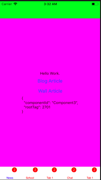 V2 Nesting Bottomtabs Inside Stack Break Topbar · Issue 4131 · Wixreact Native Navigation