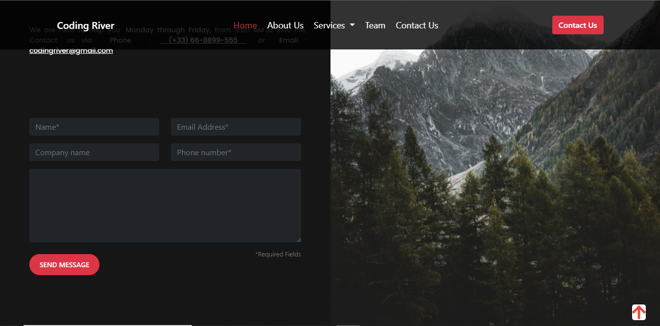 GitHub - elaboz/Coding_River: Build a Full Responsive Landing Page Using Bootstrap 5, HTML, CSS
