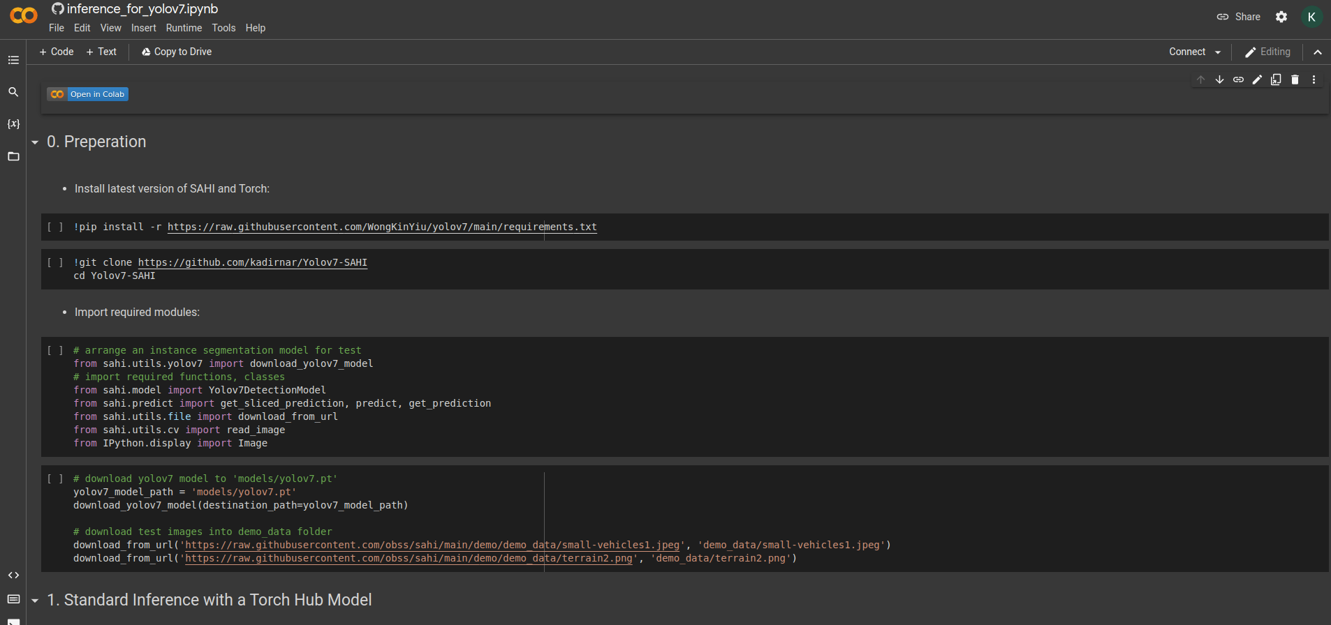 Error colab · Issue #1 · kadirnar/Yolov7-SAHI · GitHub
