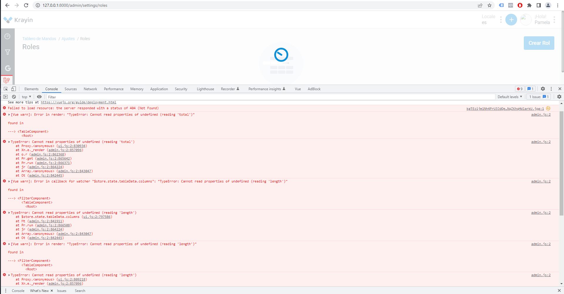 Roles tab not working · Issue #1018 · krayin/laravel-crm · GitHub