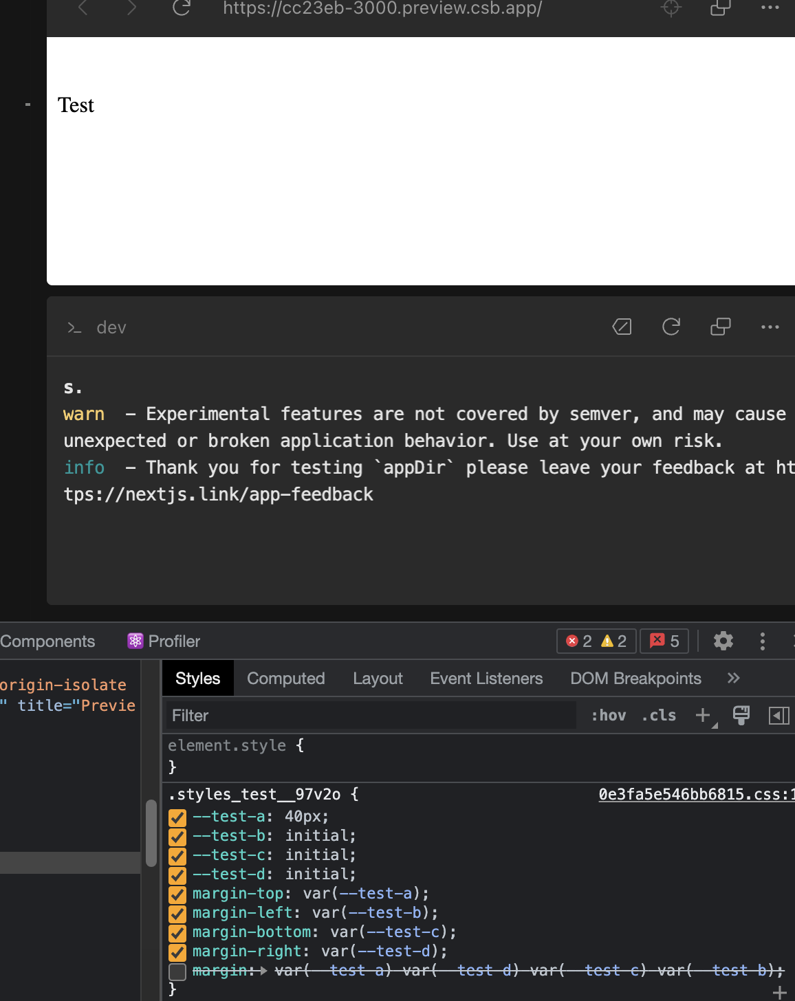 Production Css Optimization Breaks Margins Behavior · Issue 45229 · Vercelnextjs · Github 5585