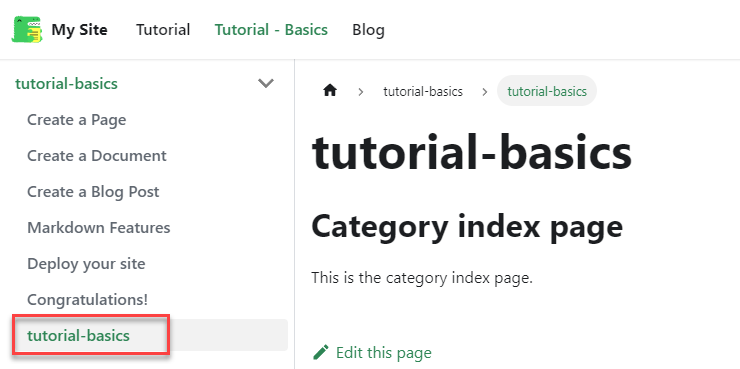 Manual autogenerated sidebar category index showing as additional link · Issue #8588 · facebook ...