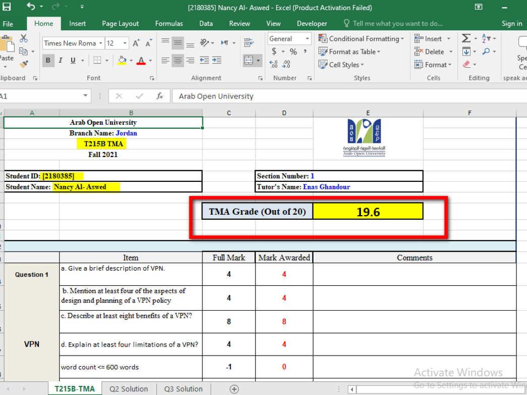 GitHub - nancyalaswad90/My-Homework-mark-for-2021-2022-Term: Communication mark ( 215B ...