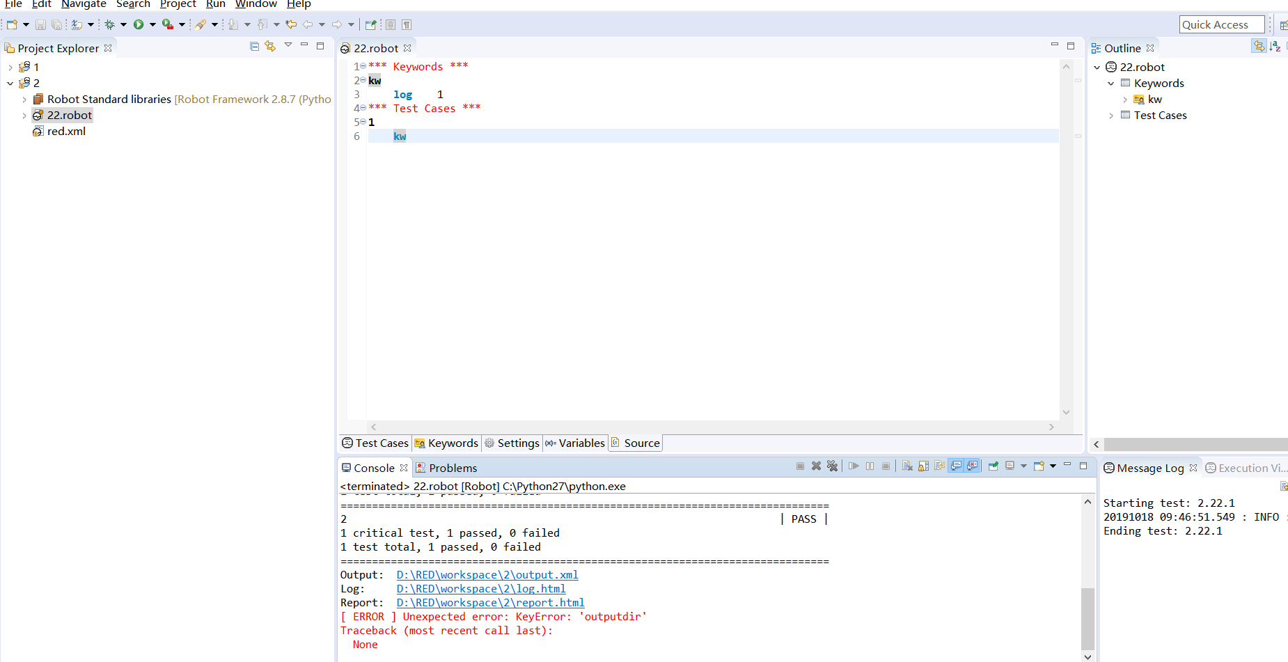 RED Unable to start XML-RPC · Issue #295 · nokia/RED · GitHub