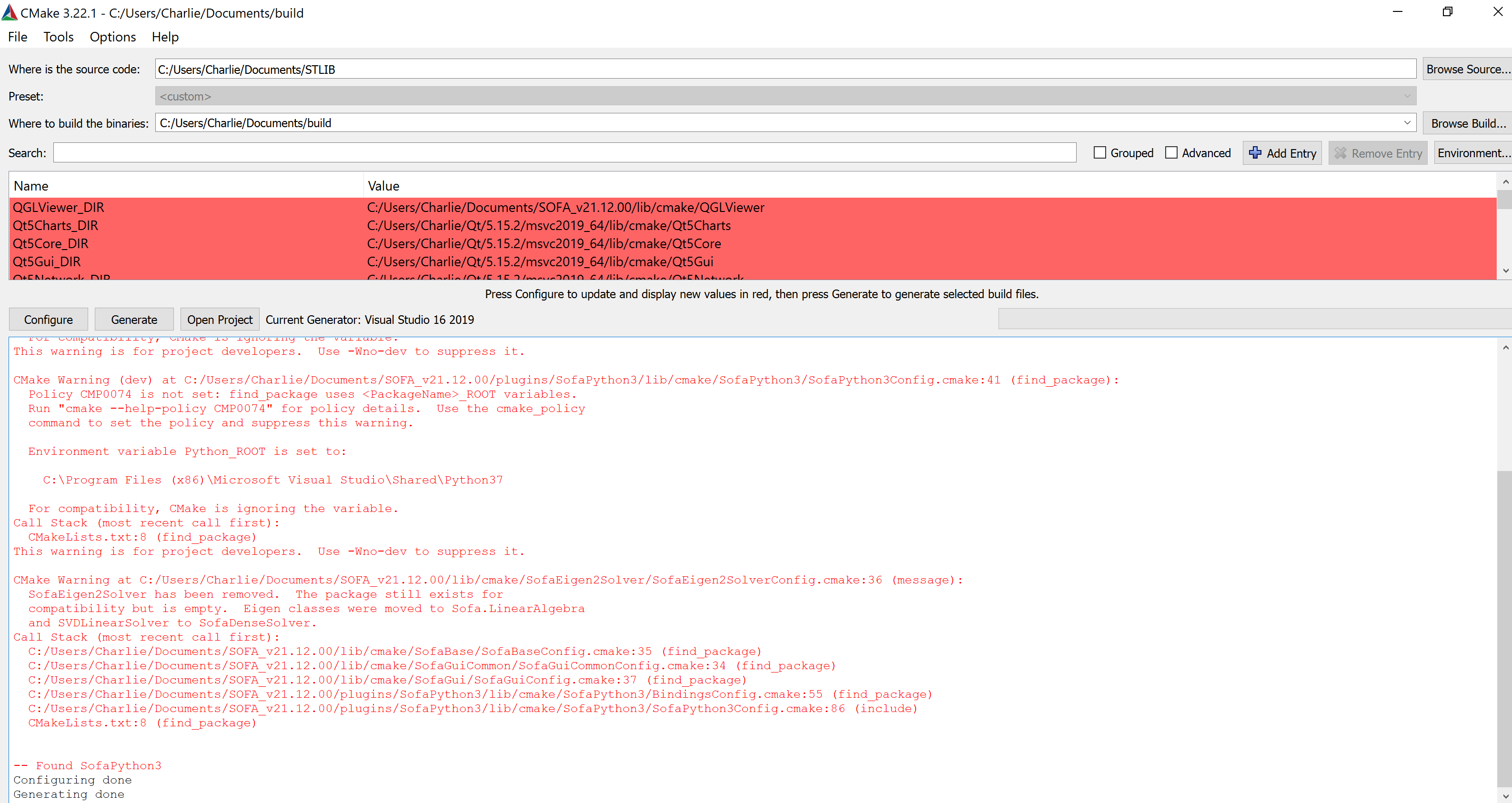STLIB module not found (Python3.7, Win10, SOFA v21.12) · sofa-framework sofa · Discussion #2662 ...
