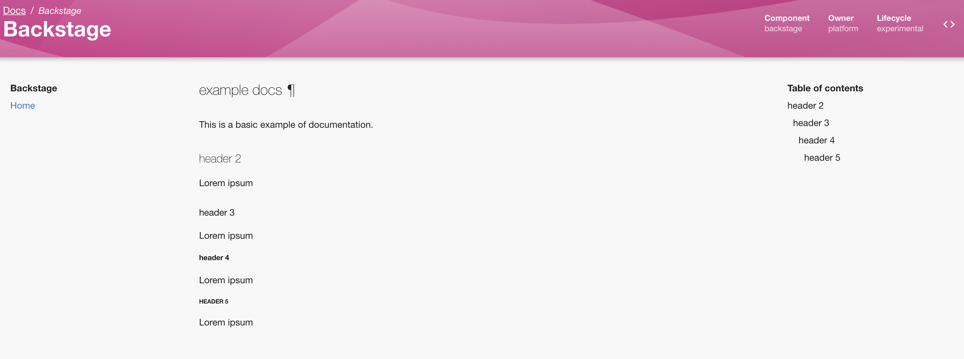 [Techdocs] Tiny headers · Issue #6289 · backstage/backstage · GitHub