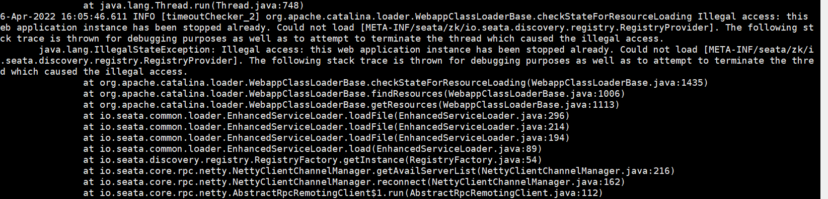 seata 项目停服报错 · Issue #4528 · apache/incubator-seata · GitHub