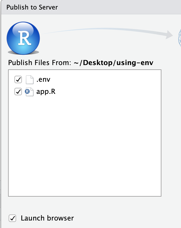 My .env file is not visible when deploying app on shiny server · Issue #972 · rstudio/rsconnect ...