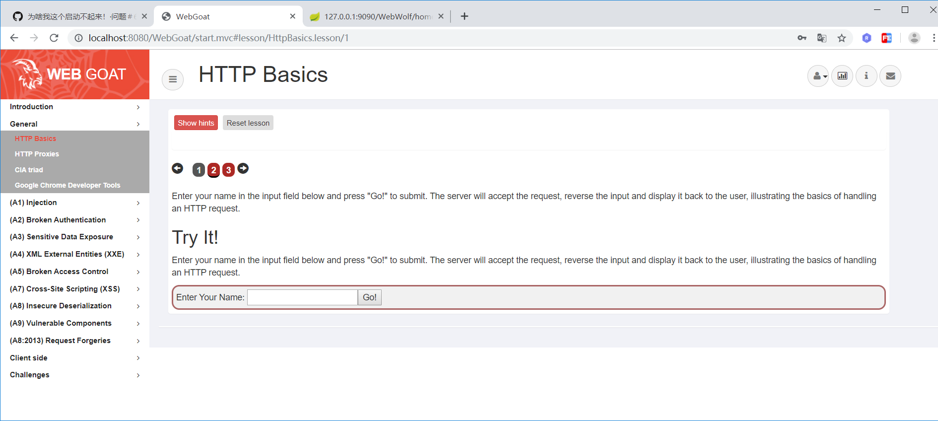 为啥我这个启动不起来！ · Issue #616 · WebGoat/WebGoat · GitHub