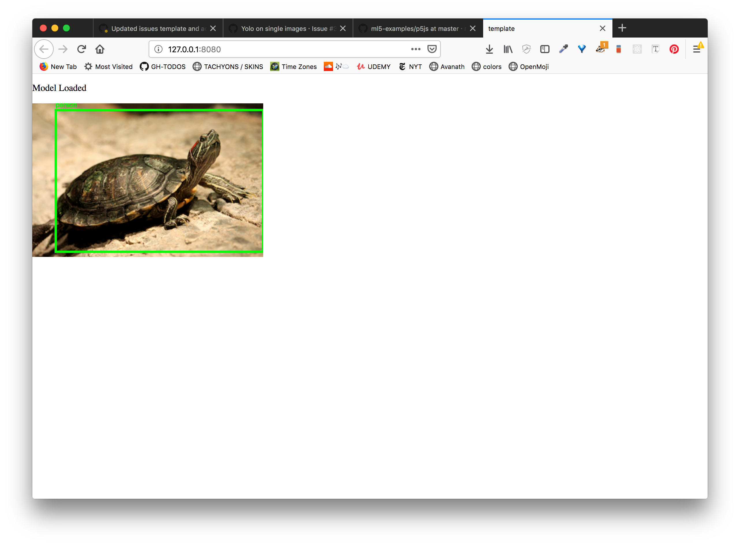 Yolo on single images · Issue #300 · ml5js/ml5-library · GitHub