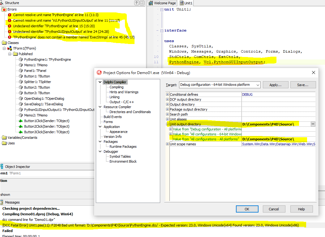 xe2 bpl installation problem , need help · Issue #313 · pyscripter/python4delphi · GitHub