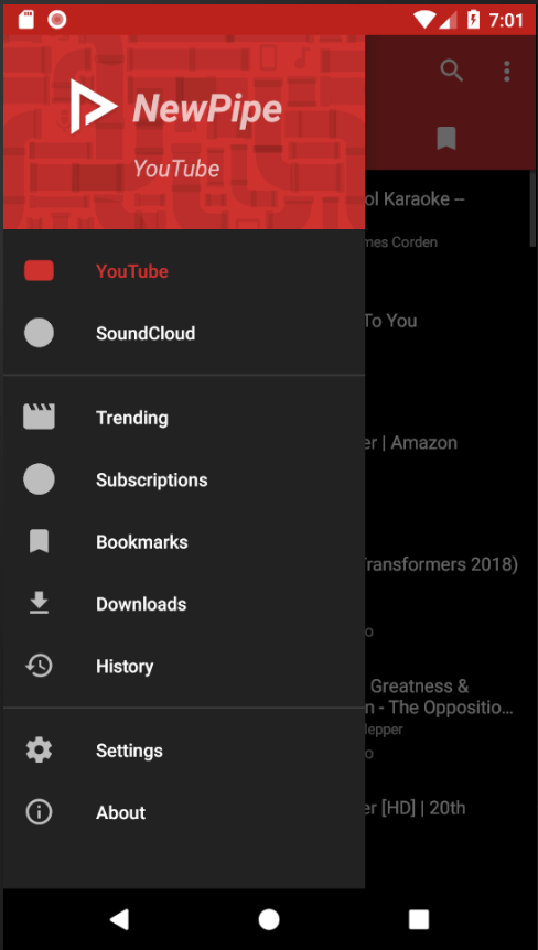 Redesign? · Issue #1455 · TeamNewPipe/NewPipe · GitHub