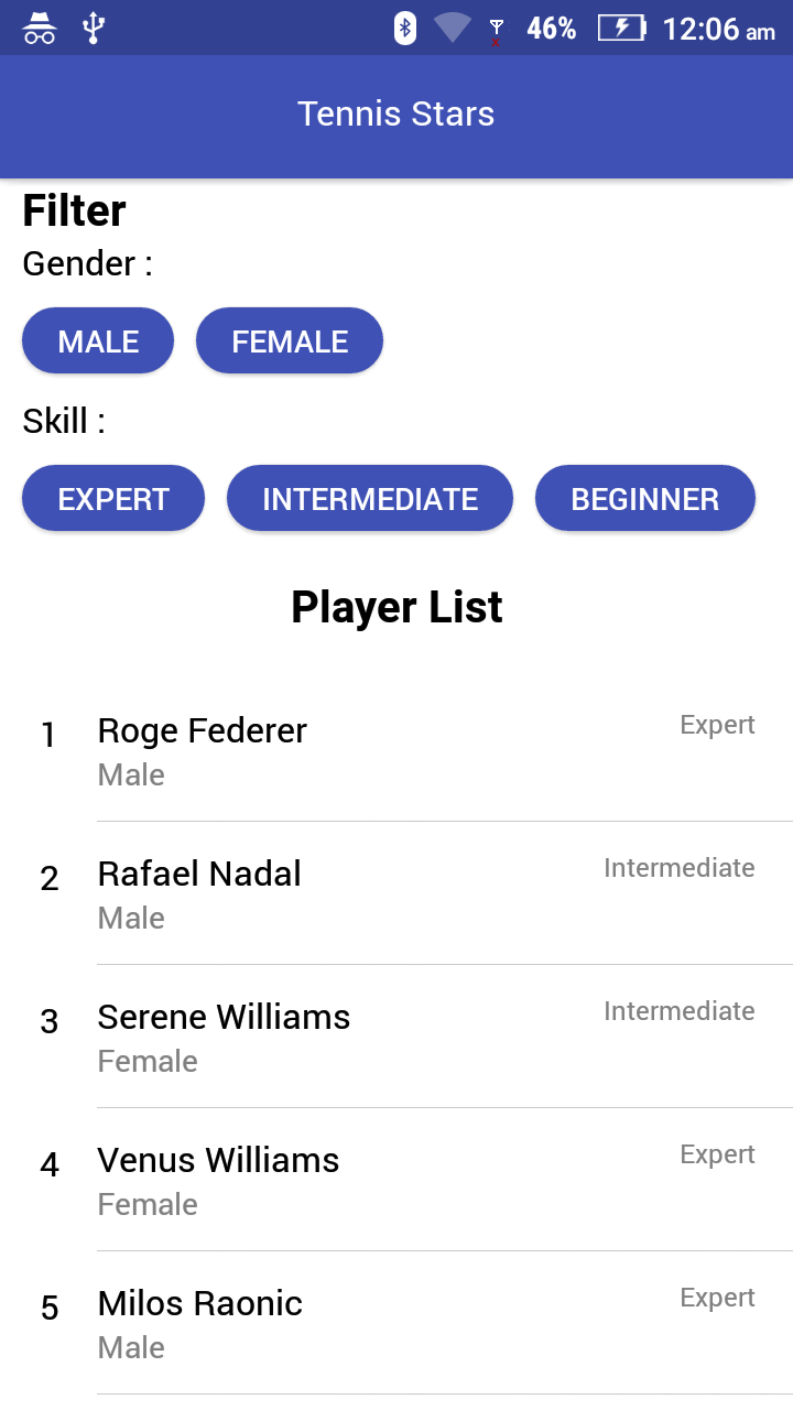 Github Squashappsreact Native Player Search