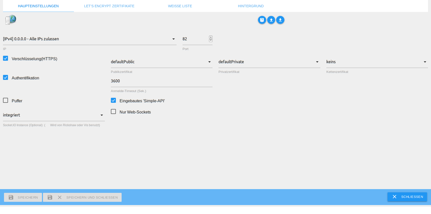 HTTP vs HTTPS - Seite lädt nicht über HTTPS · Issue #50 · ioBroker ...