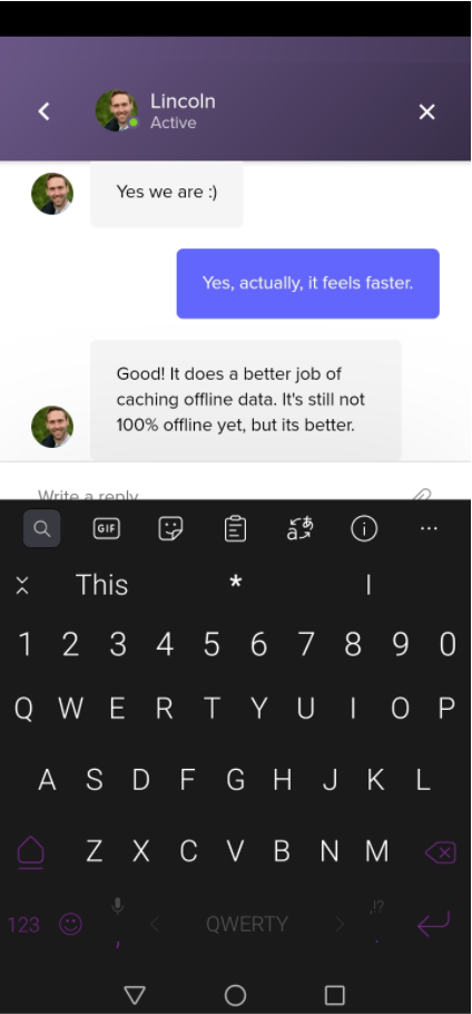 [Keyboard] Android doesn't account for height of auto suggestions ...