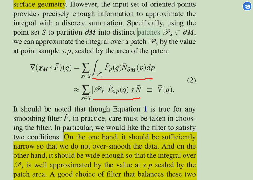a question about Approximating the gradient field · Issue #242 · mkazhdan/PoissonRecon · GitHub