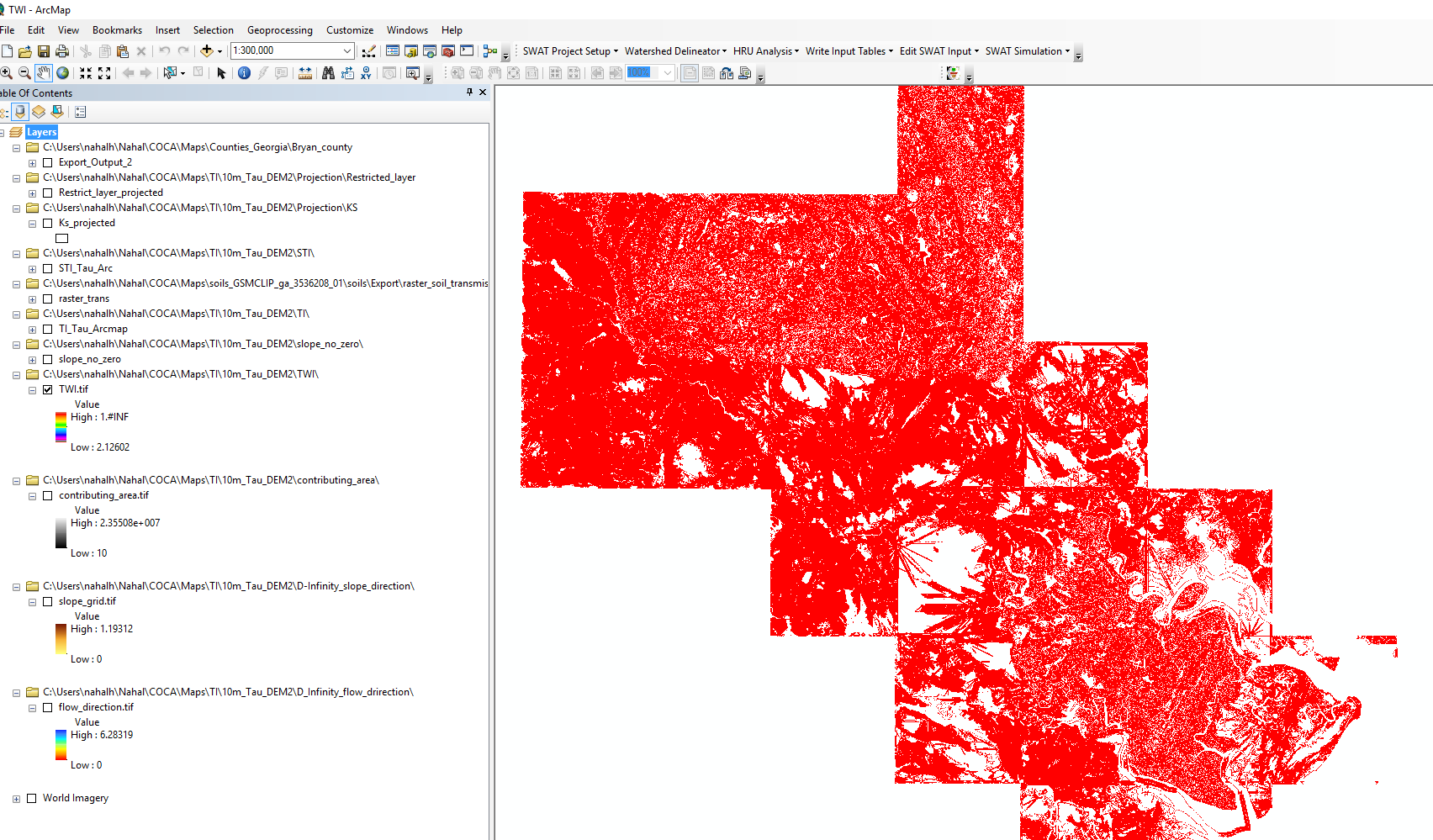D Infinity Flow Direction Arcmap Is Not Responding · Issue 157 · Dtarb Taudem · Github