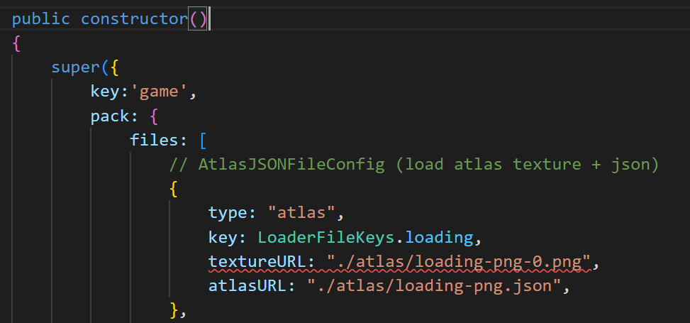 Missing tsdefs for scene pack files' AtlasJSONFileConfig · Issue #6455 · phaserjs/phaser · GitHub