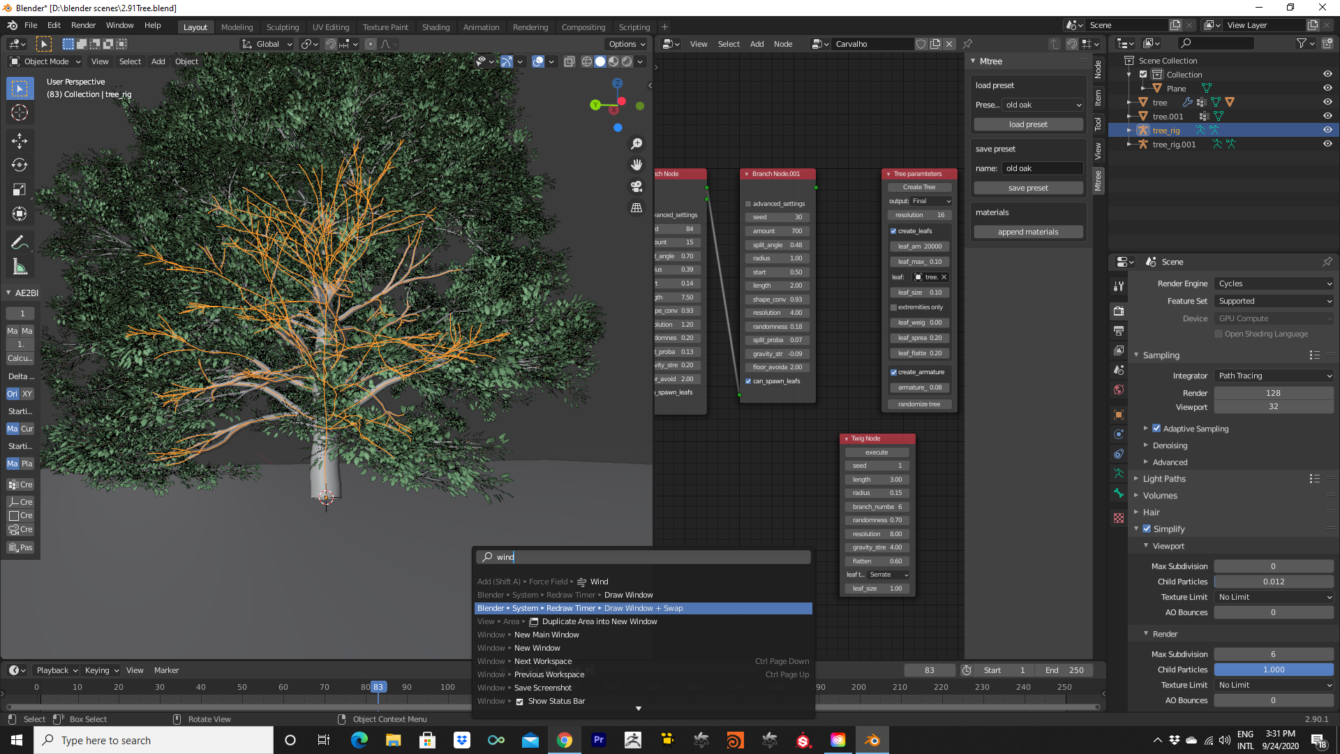 Fast wind not showing up for Blender 2.91 · Issue #232 · MaximeHerpin/modular_tree · GitHub