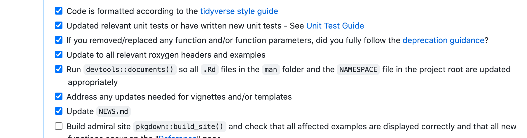 Typo in Pull Request template · Issue #861 · pharmaverse/admiral · GitHub