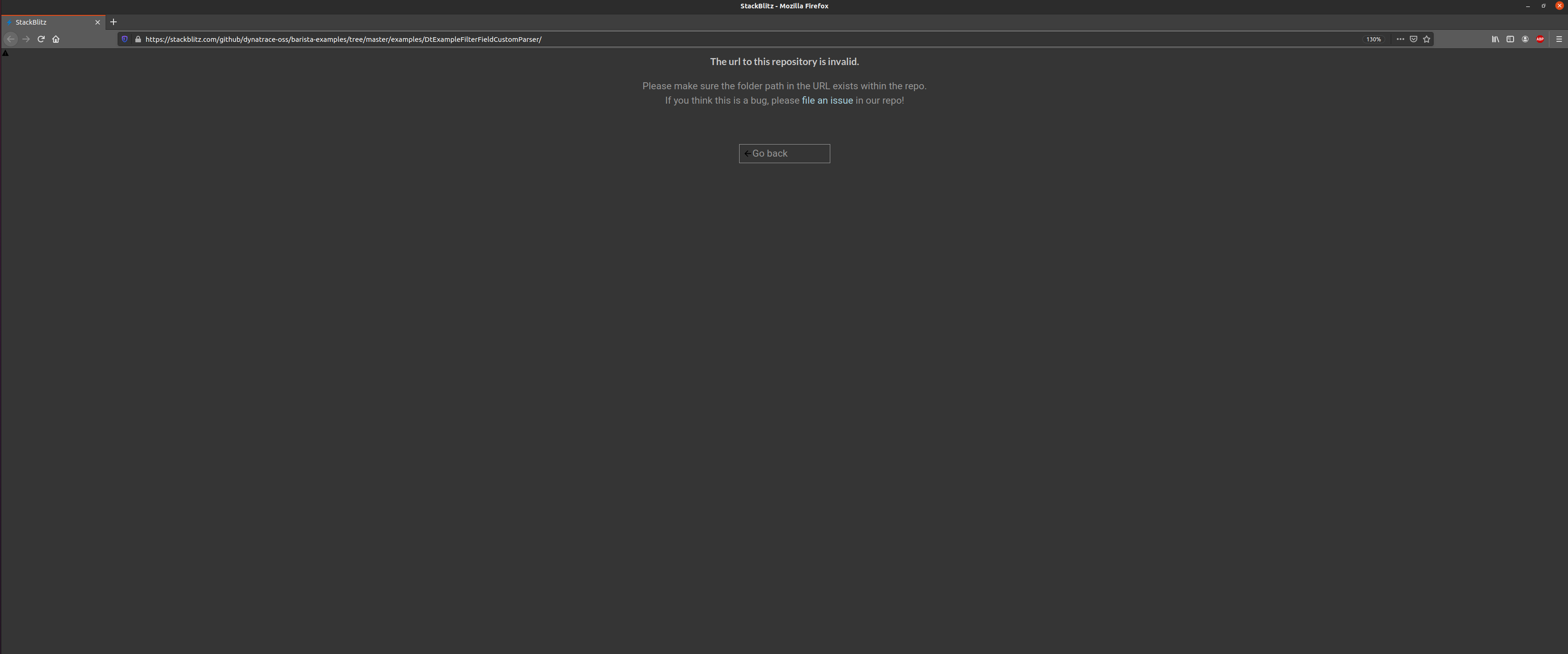 DtExampleFilterFieldCustomParser missing in barista-examples · Issue #1508 · dynatrace-oss ...