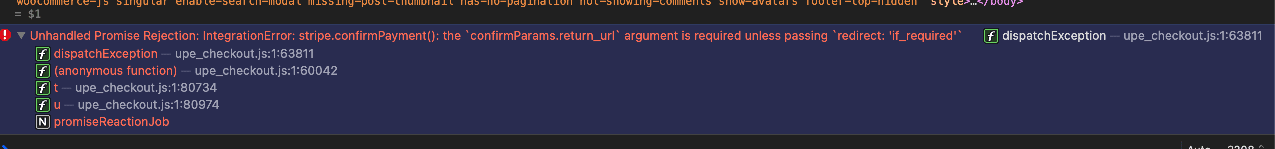 Pay For Order Page Error When Early Access Payment Methods Are Enabled · Issue 3136