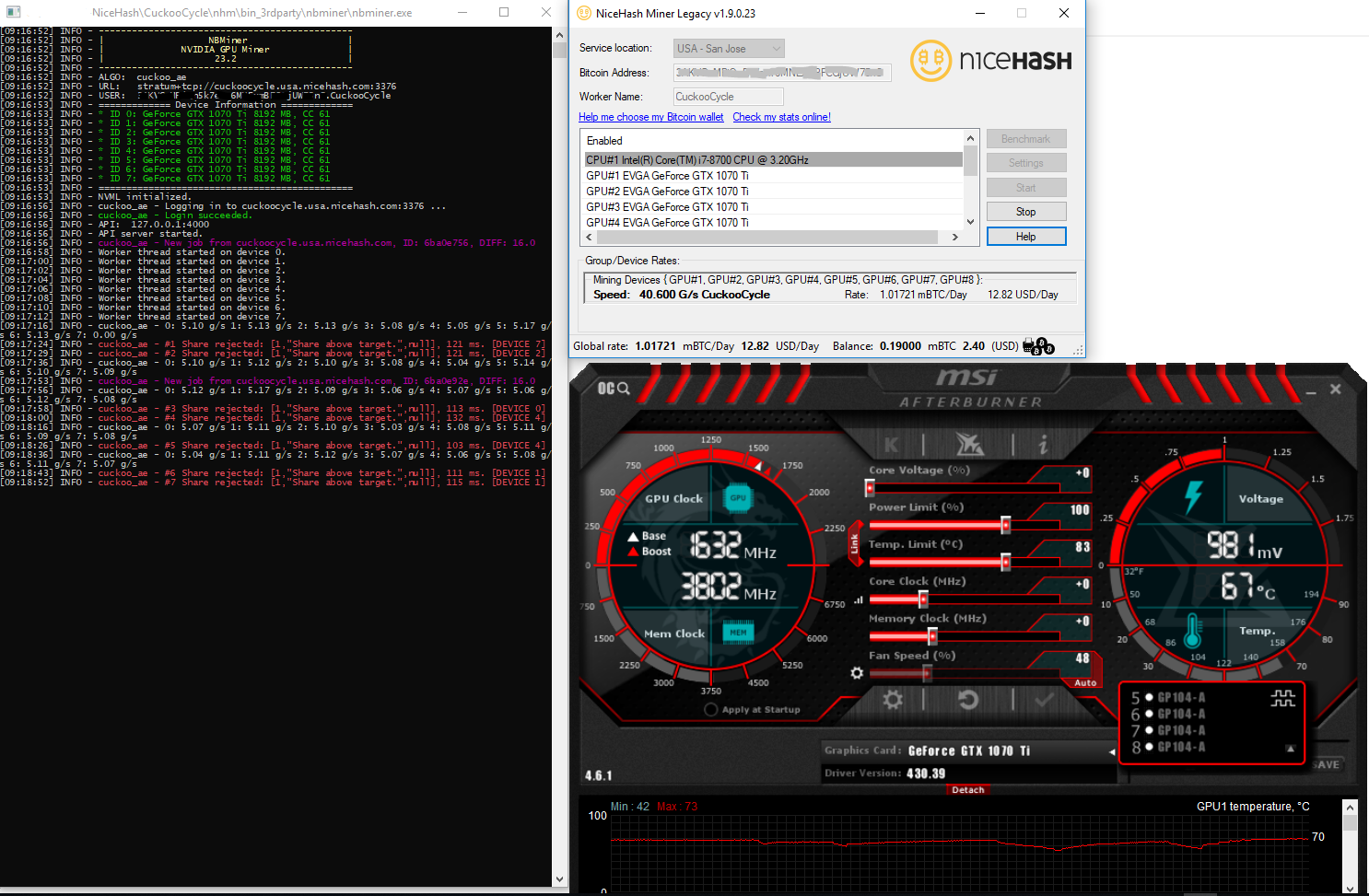 NHLM 1.9.0.23 CuckooCycle - Rejected Shares · Issue #1575 · nicehash/NiceHashMiner · GitHub