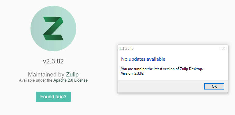manual update required? · Issue #844 · zulip/zulip-desktop · GitHub