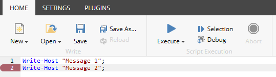 ISE output disappears after a breakpoint is hit in debug mode or when long running operation ...