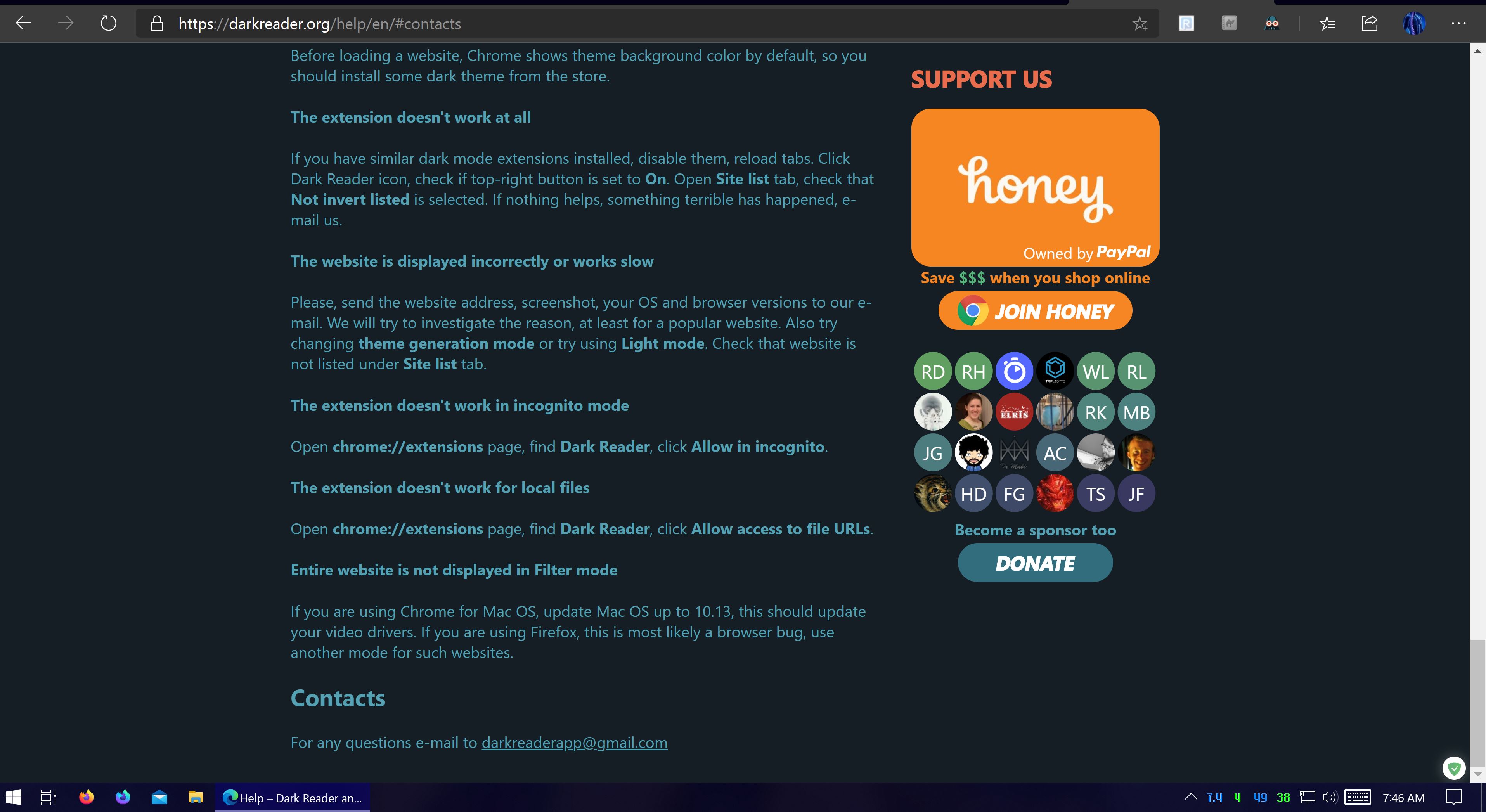 [BUG] Tiny scrollbars when enabled · Issue #3490 · darkreader/darkreader · GitHub