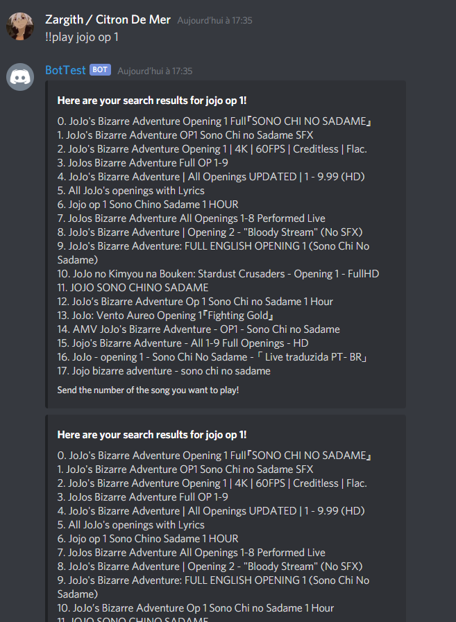 Get two lists of song and bot self-muted · Issue #210 · Androz2091/discord-player · GitHub