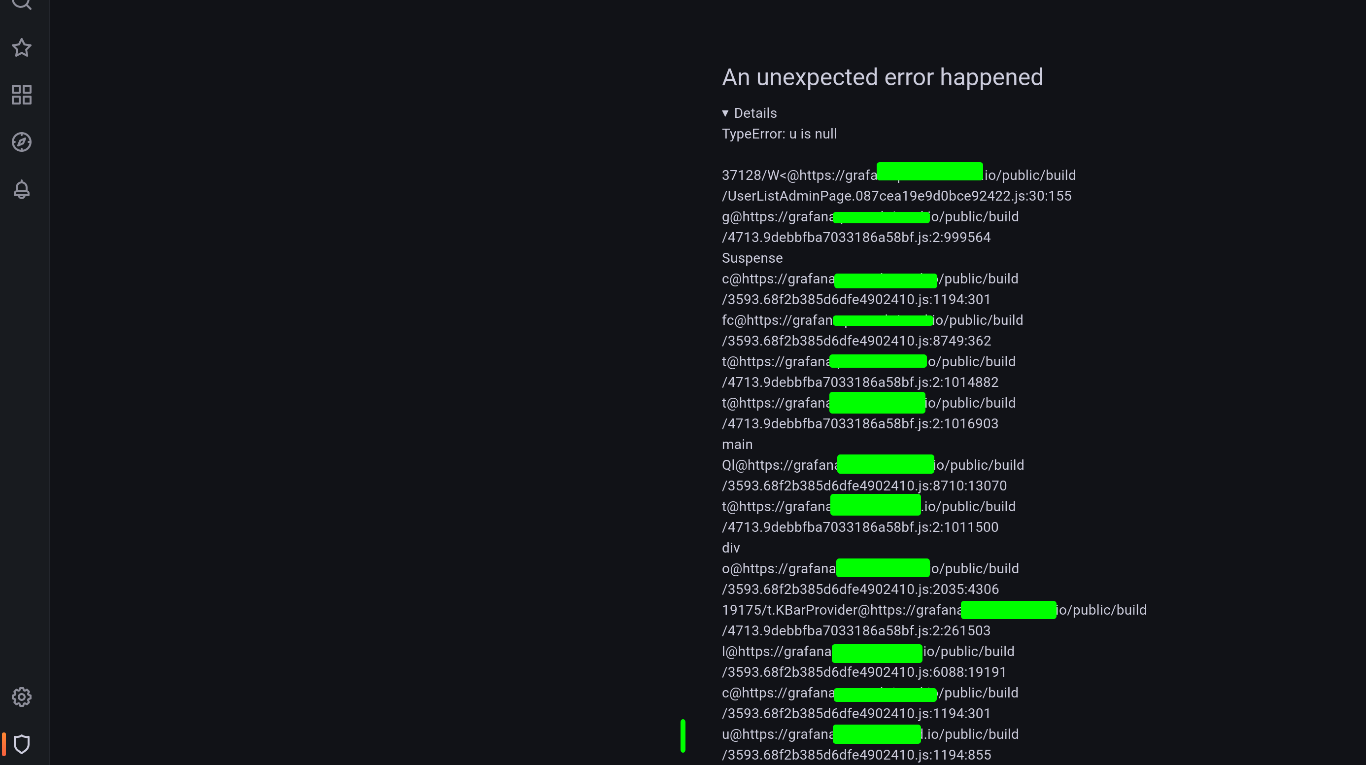 Searching For Grafana Users Shows A Js Error When There Is No Match · Issue 58324 · Grafana
