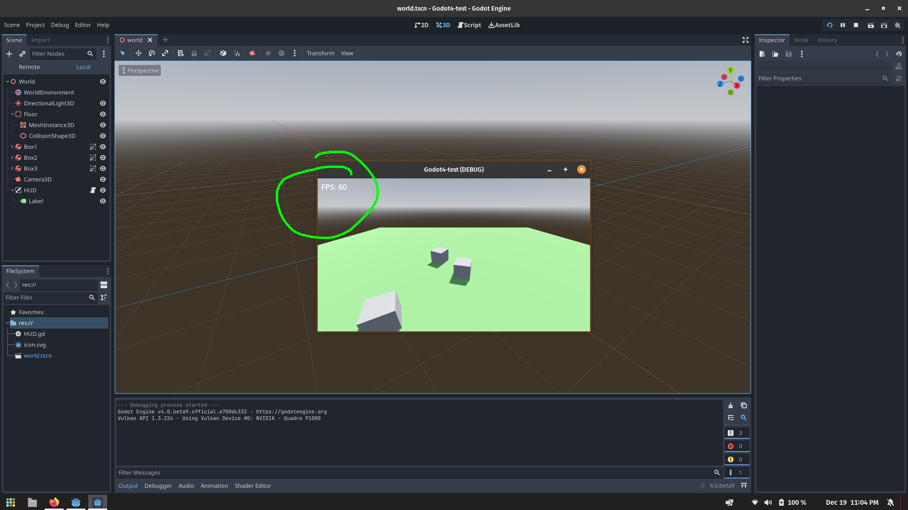 Resizing the game window dramatically drops the FPS on Linux on a very simple project · Issue ...