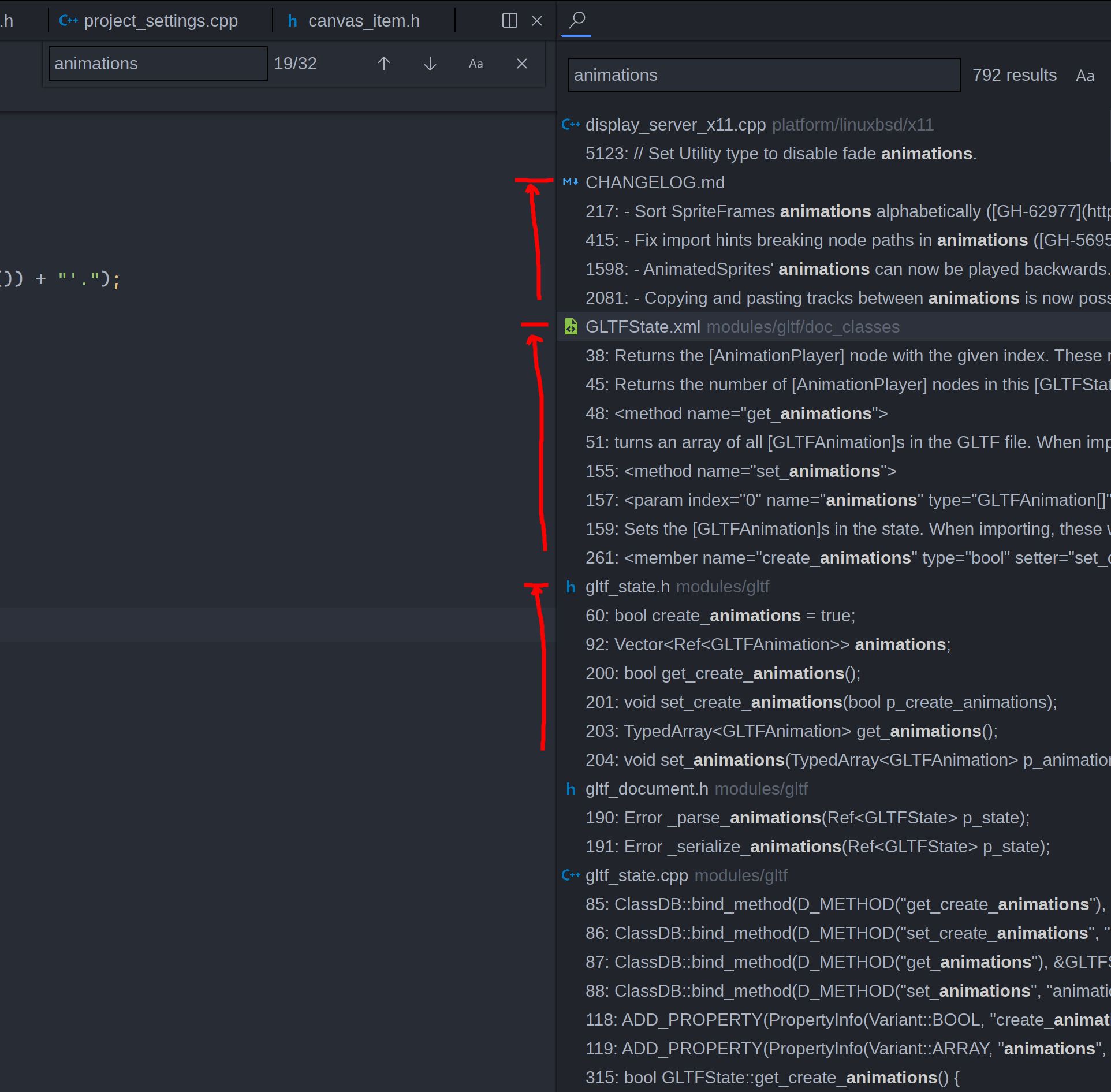 Allow folding file content in global search results · Issue #2213 · lapce/lapce · GitHub