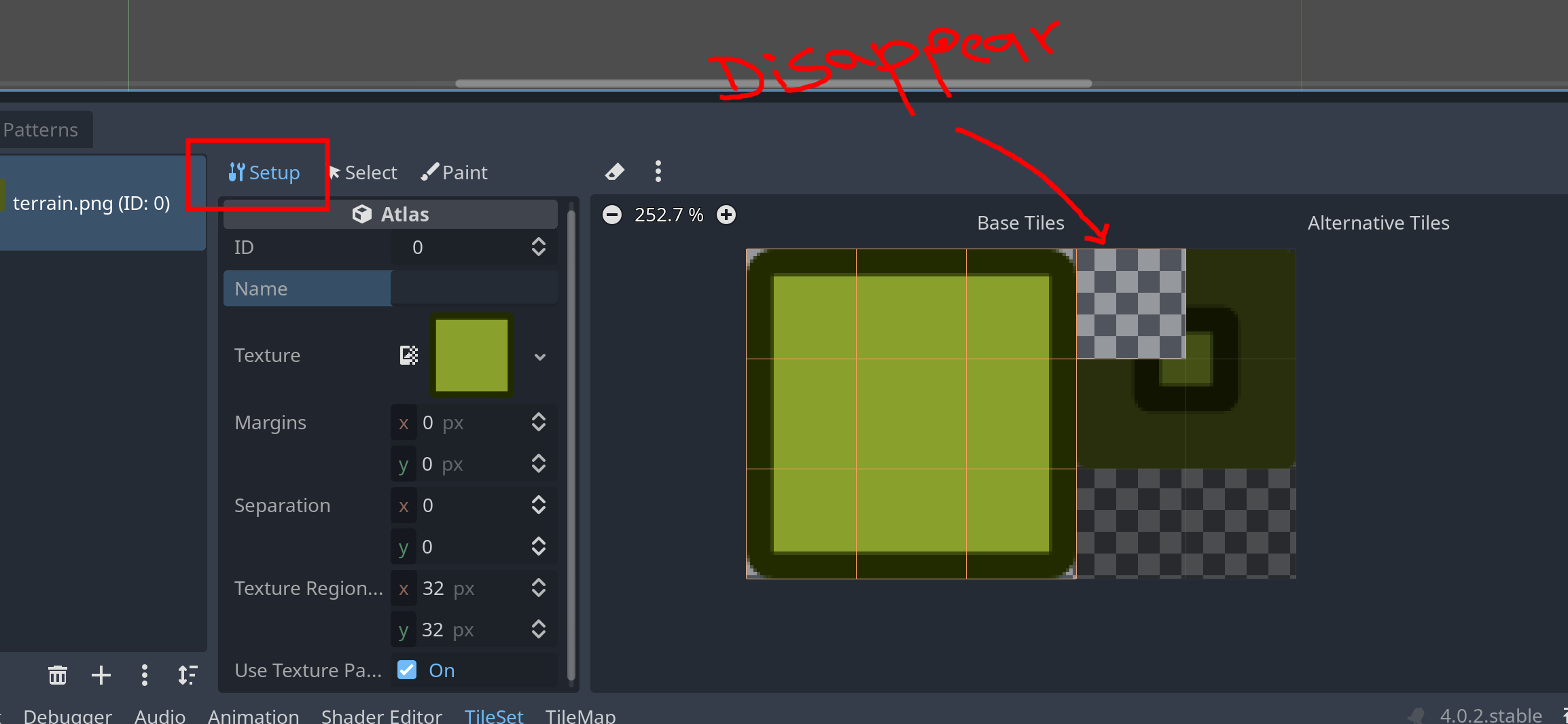 TileSet and TileMap editor errors when working with updated texture · Issue #74946 · godotengine ...