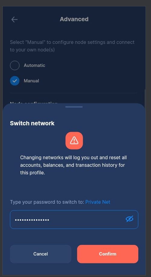 [Task]: fix keyboard overlay on switch network drawer · Issue #4405 · iotaledger/firefly · GitHub