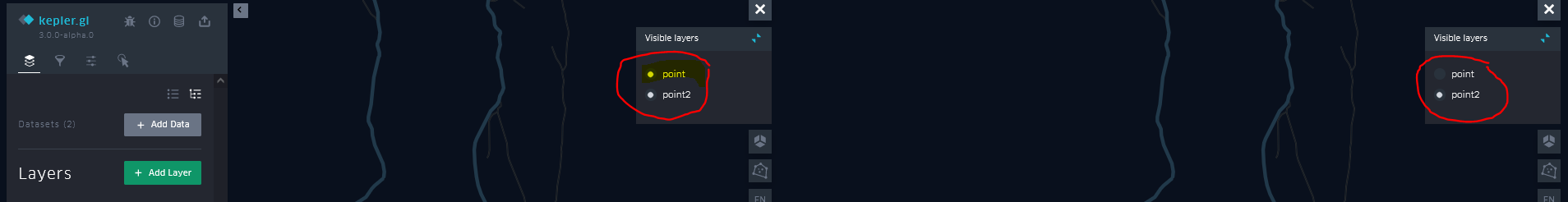 Cannot Select Layers In Dual Map View · Issue 2042 · Keplerglkepler
