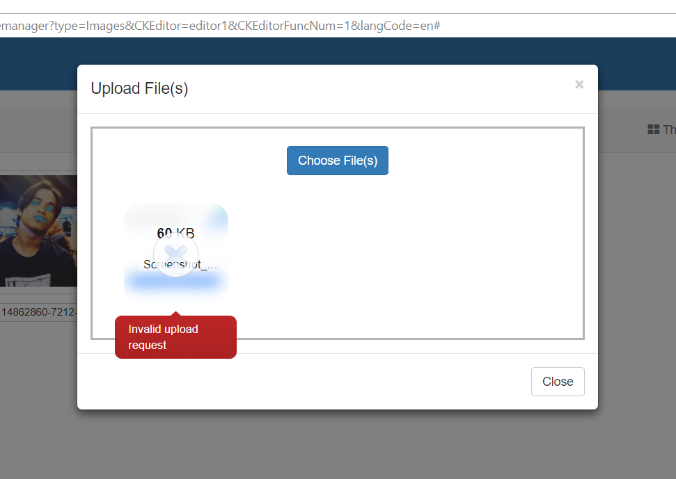 Invalid Upload Request (but exif enabled, debug all ok) · Issue #561 · UniSharp/laravel ...