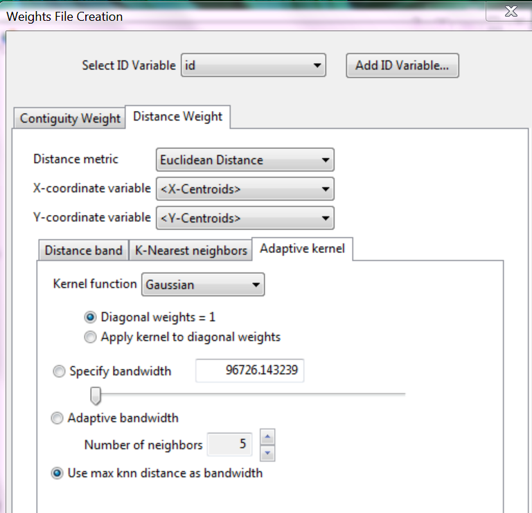 weights file creation - distance band not initialized properly · Issue #1475 · GeoDaCenter/geoda ...
