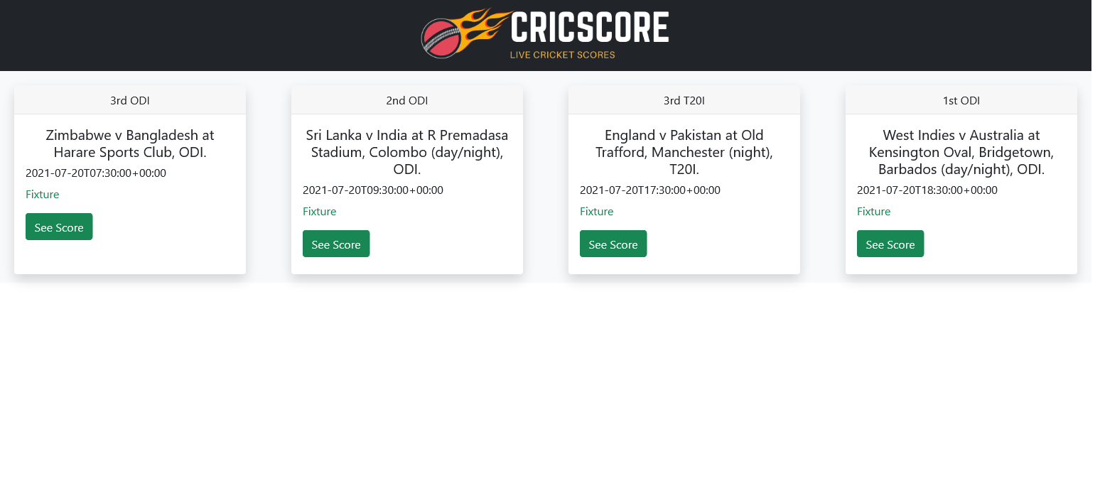 GitHub - atharvakunte/cricscore-