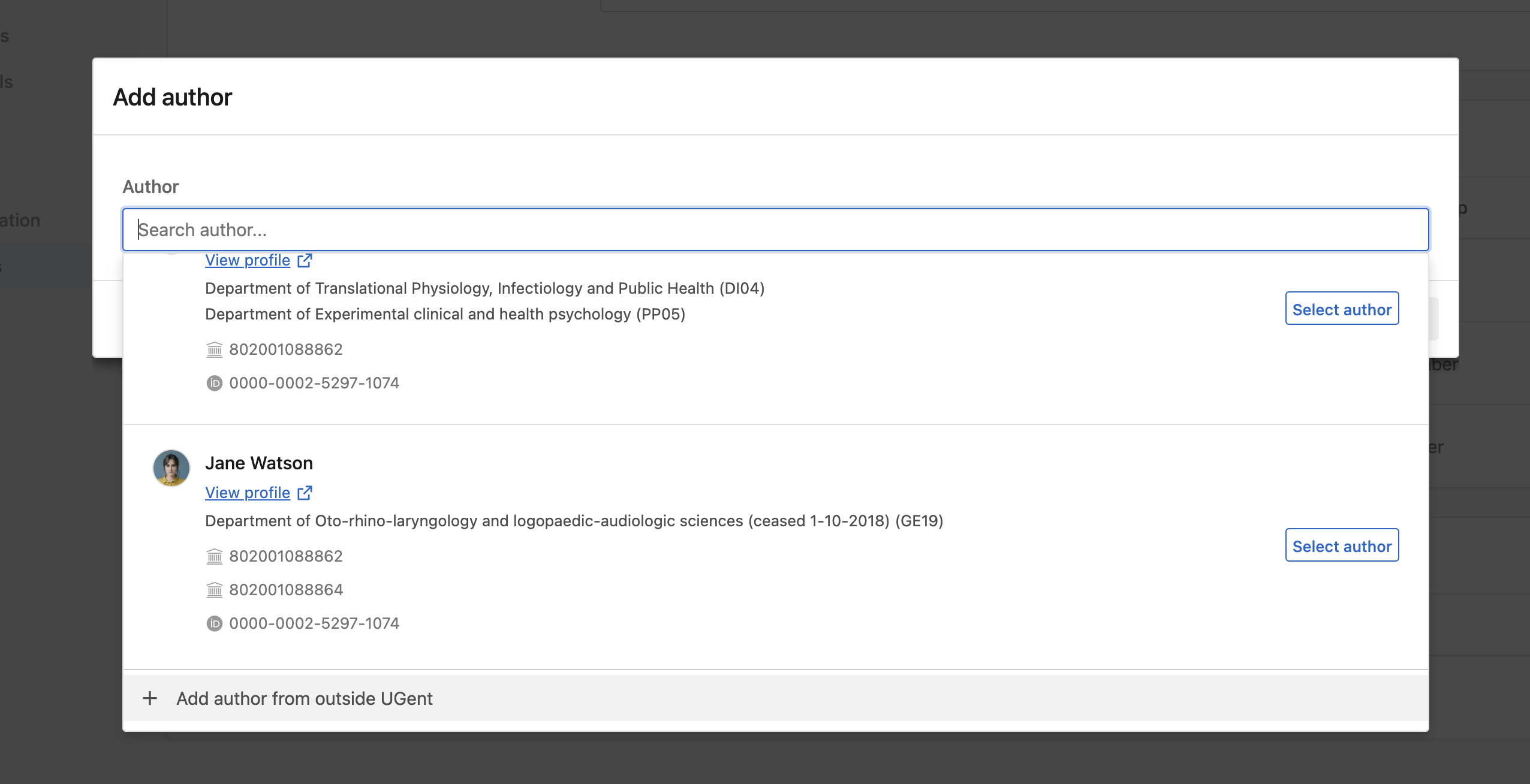 I can add authors and editors to a record. · Issue #397 · ugent-library/biblio-backoffice · GitHub