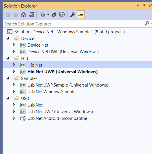 "Device.Net - Windows Samples.sln" does not include SerialPort.Net project · Issue #181 ...