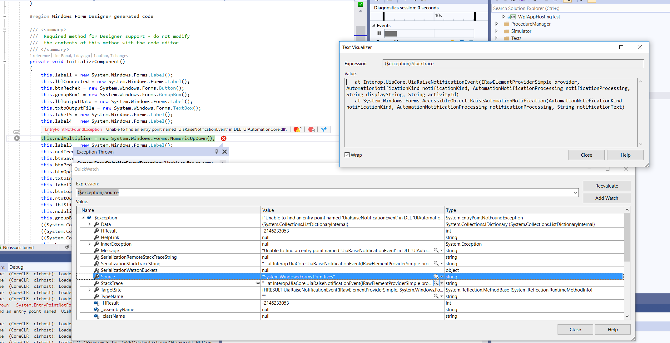 [NET 5.0] NumericUPDown Exception · Issue #4441 · dotnet/winforms · GitHub