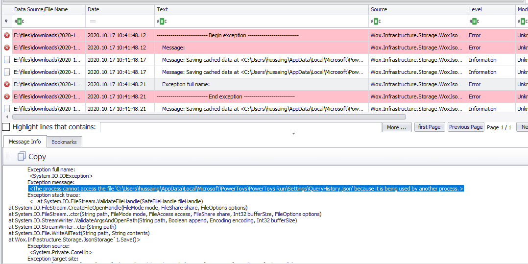 PT Run exception · Issue #7342 · microsoft/PowerToys · GitHub