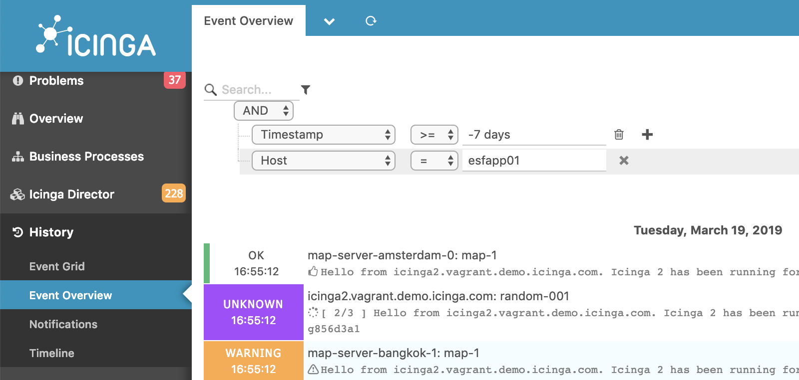 "Got invalid column: host" in Event Overview · Issue #3721 · Icinga/icingaweb2 · GitHub