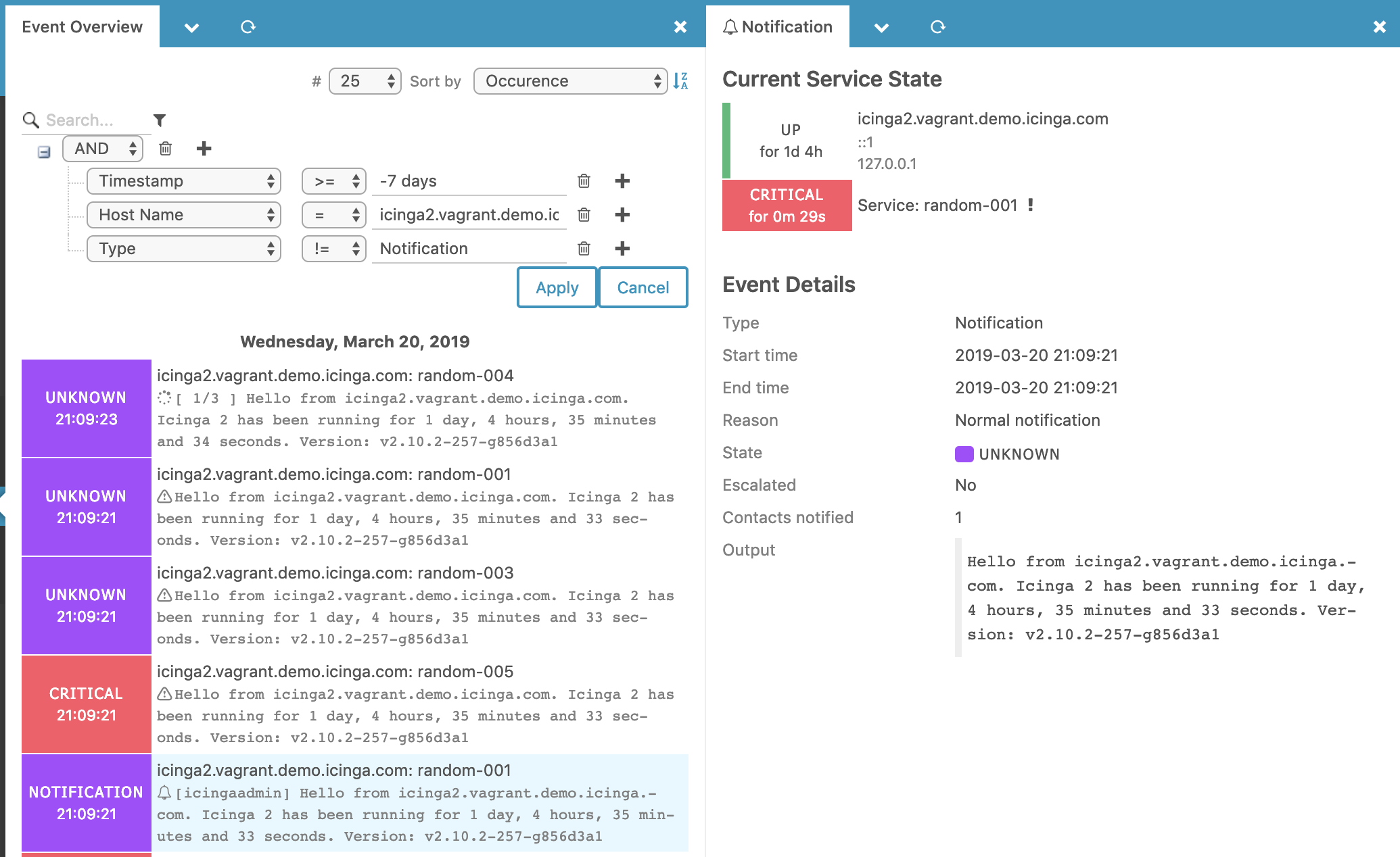 "Got invalid column: host" in Event Overview · Issue #3721 · Icinga/icingaweb2 · GitHub