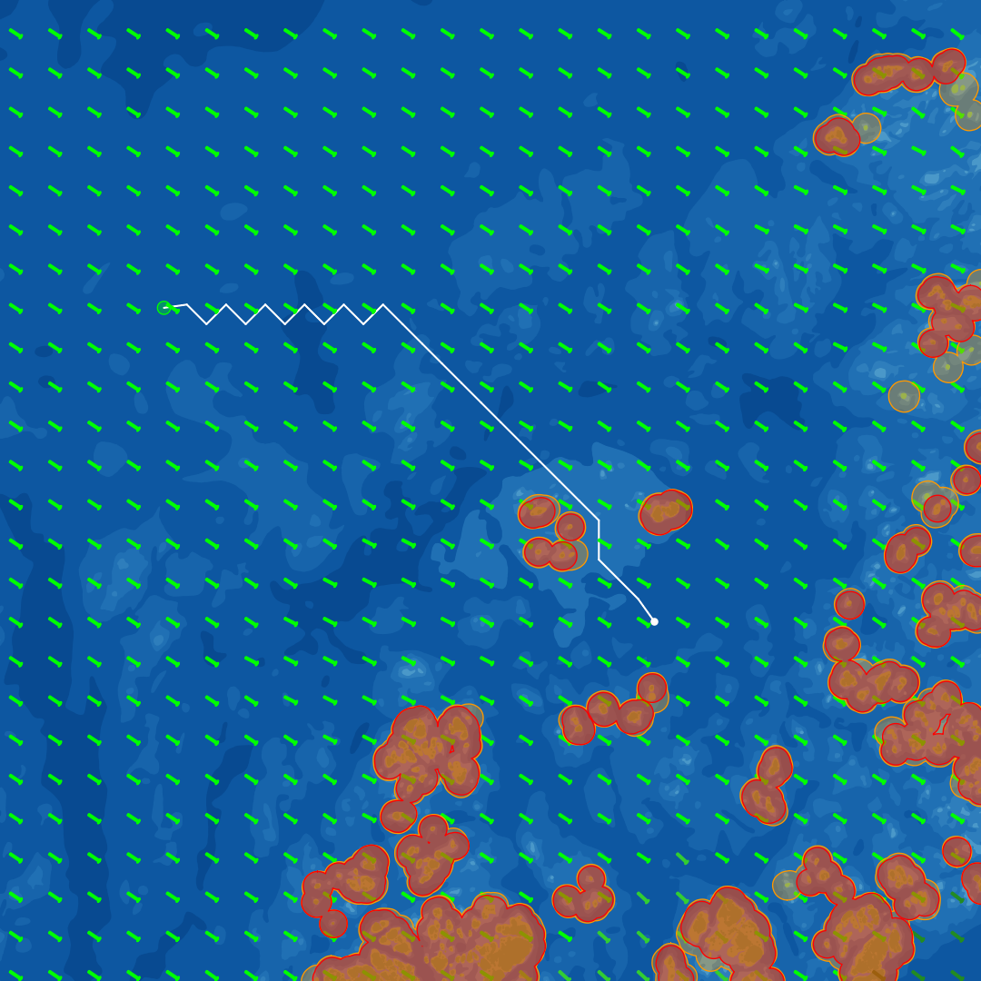 GitHub - bendikah/AStarWeather: A* algorithm modified to take wind ...
